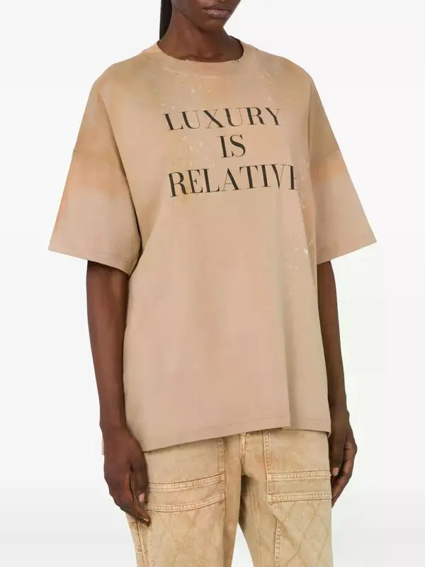 Moschino Bleached Cotton T-shirt
