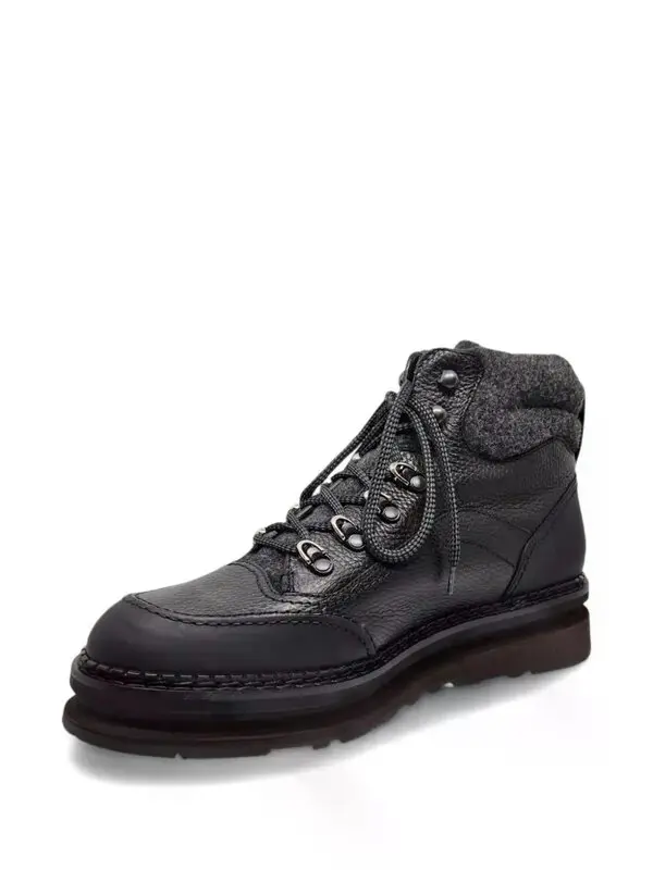 BARRETT Leather Lace-up Hiking Boots