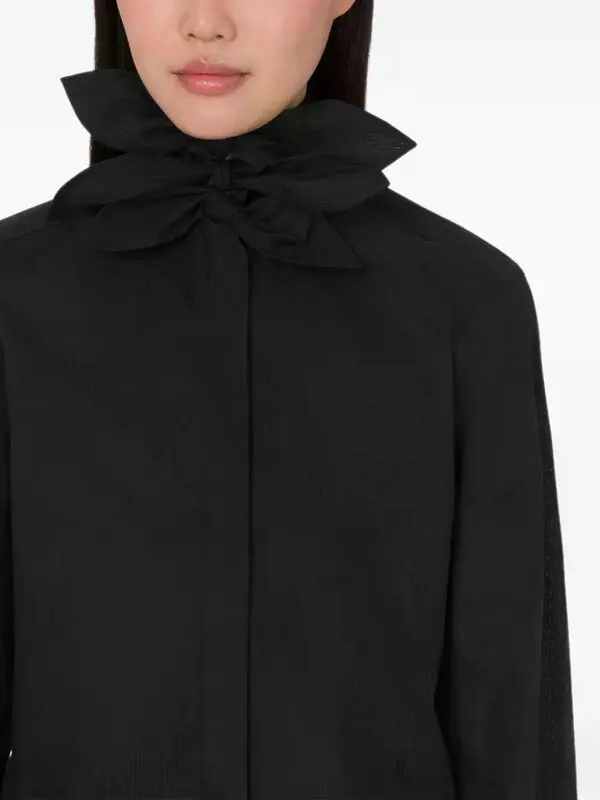 Moschino Bow-detail Shirt - Black
