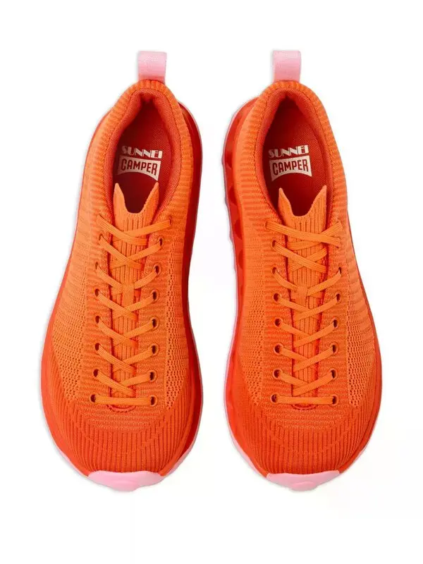 Camper X Sunnei Pelotissima Knitted Sneakers - Orange