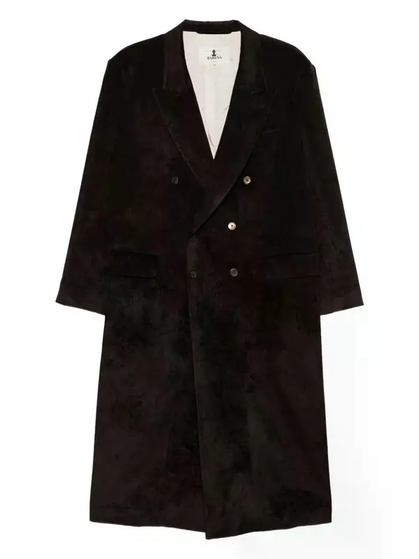 Barena Venezia Double-breasted Velvet Coat