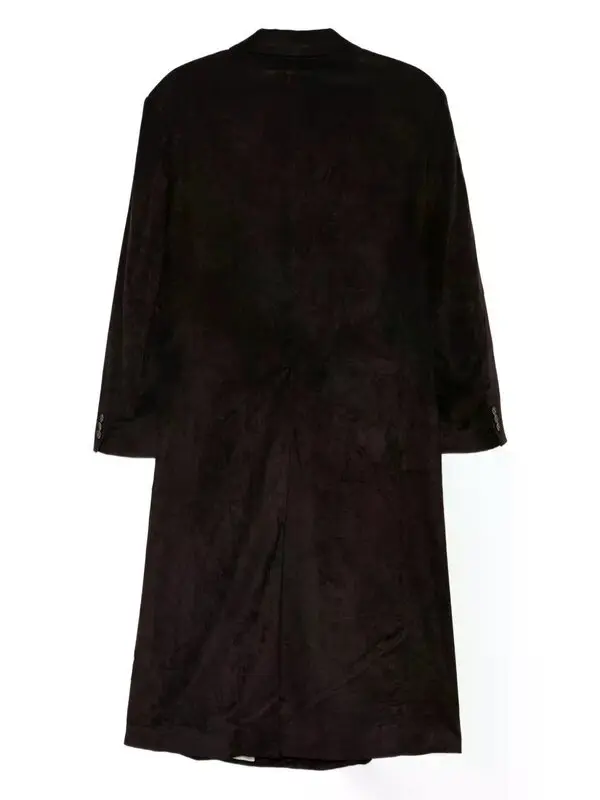 Barena Venezia Double-breasted Velvet Coat