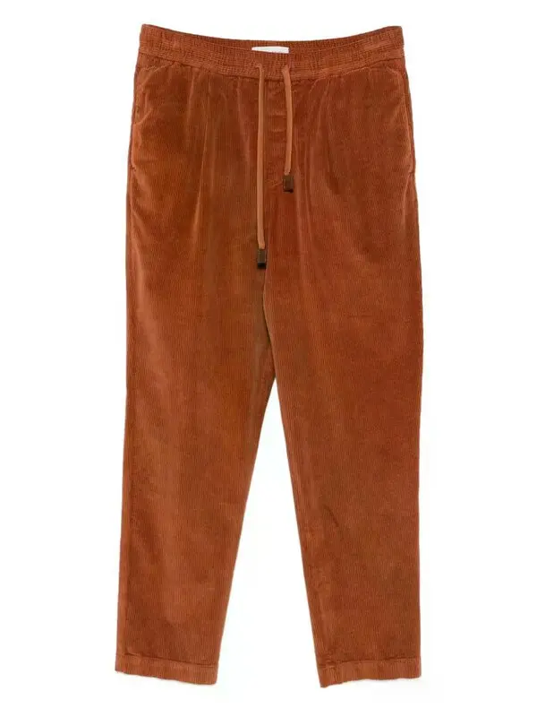 Jacob Cohen Drawstring Corduroy Trousers - Orange