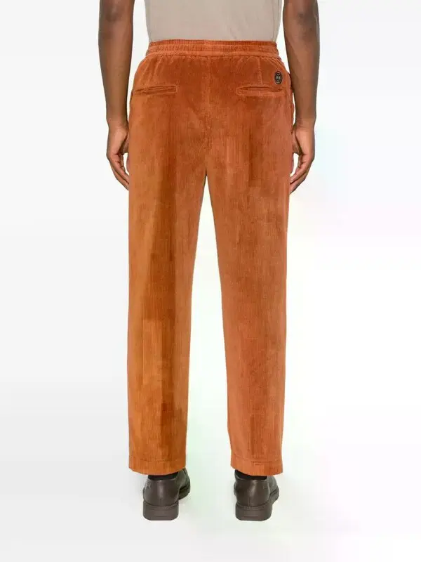 Jacob Cohen Drawstring Corduroy Trousers - Orange