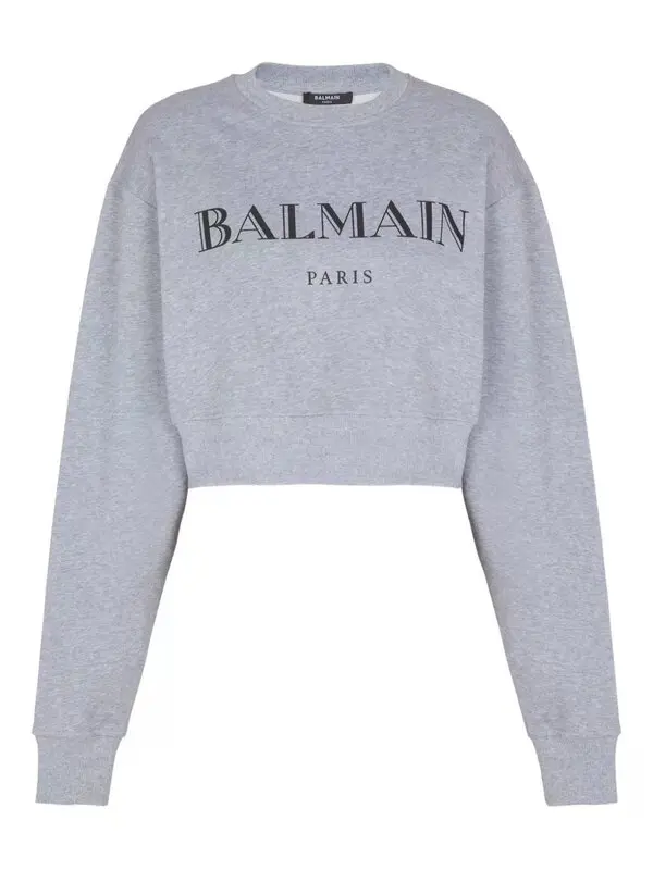 Balmain Logo-print Crew-neck Sweatshirt