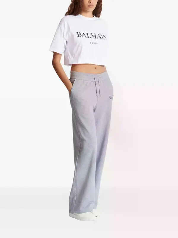 Balmain Logo-print Track Pants - Grey