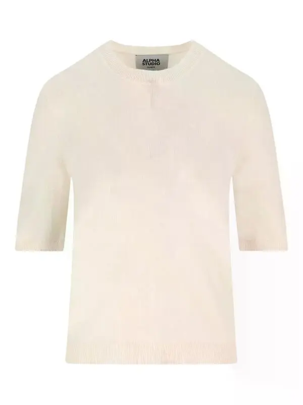 Alpha Studio Cashmere Short-sleeve T-shirt