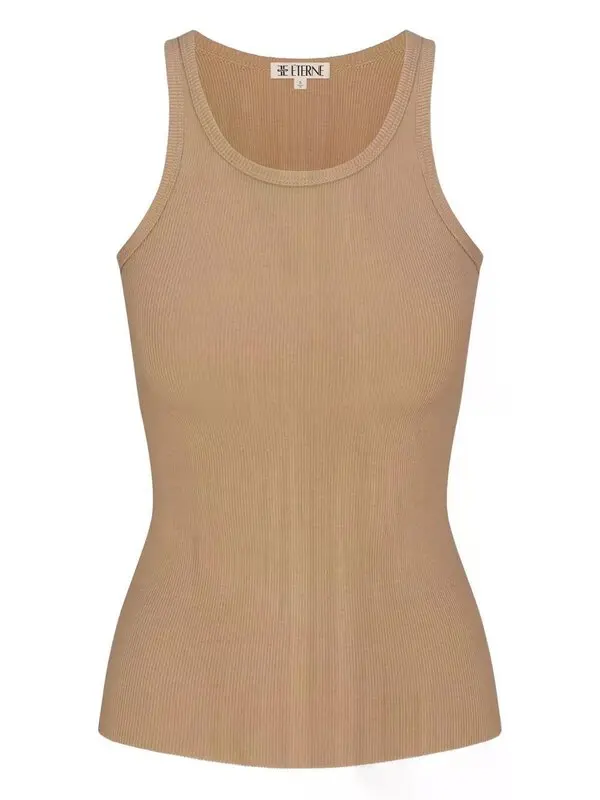 Eterne Ribbed High-neck Tank Top