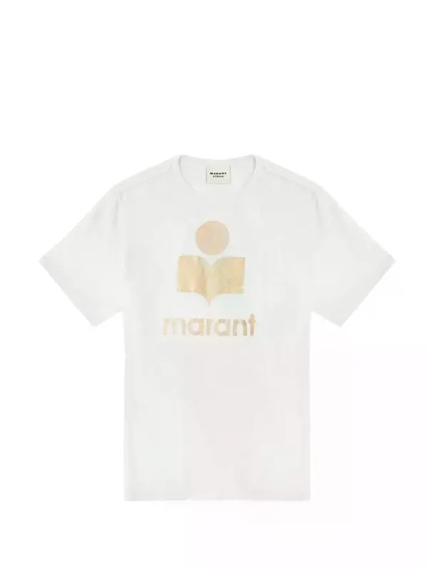 MARANT ETOILE Zewel Logo T-shirt - Neutrals
