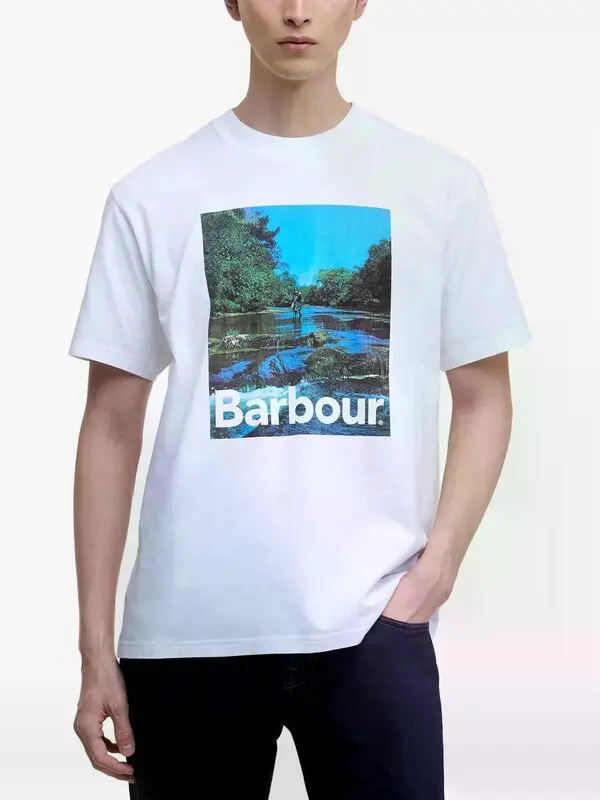 Barbour Landscape-print T-shirt