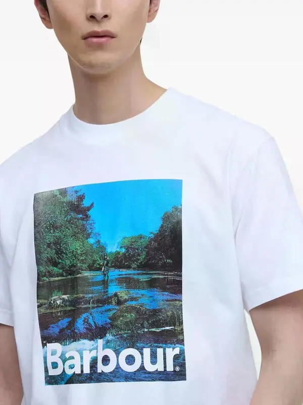 Barbour Landscape-print T-shirt