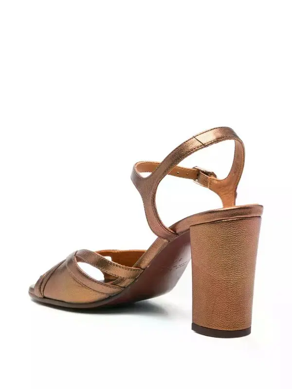 Chie Mihara 75mm Bemon Crossover Ankle-strap Sandals - Brown