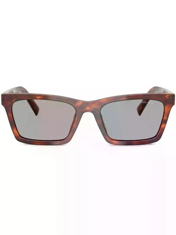 Miu Miu Square-frame Sunglasses - Brown