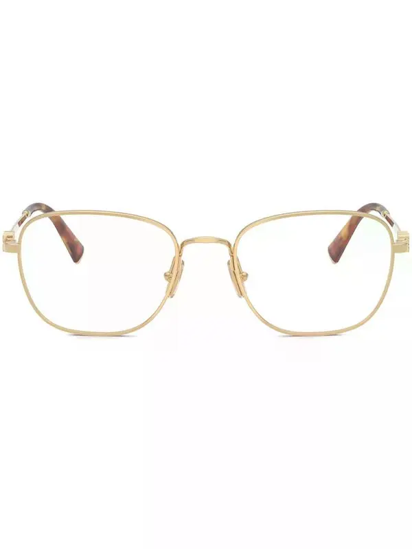 Miu Miu Square-frame Eyeglasses - Gold