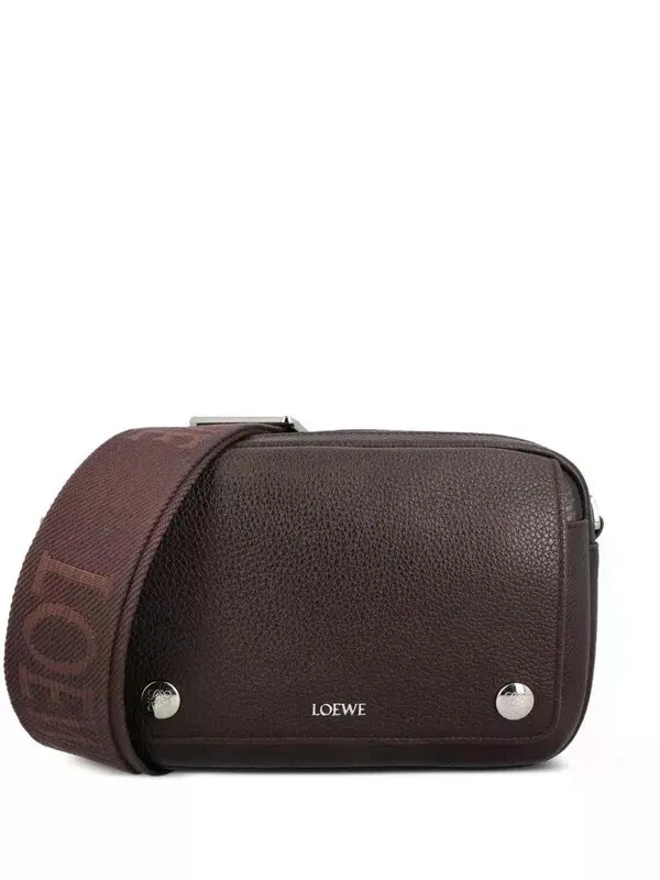 Loewe Pebble Leather Shoulder Bag - Brown