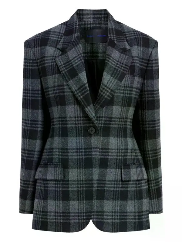 Proenza Schouler Checked Wool Blazer