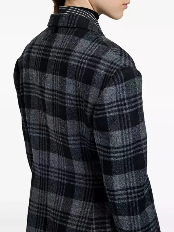 Proenza Schouler Checked Wool Blazer