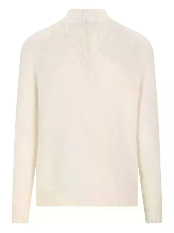 Tagliatore High-collar Ribbed Sweater