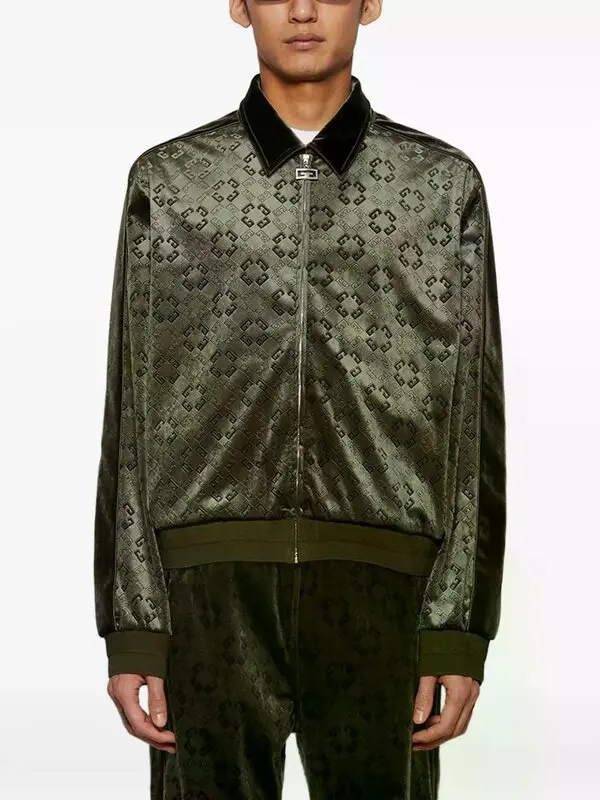 Givenchy 4g Velvet Bomber Jacket