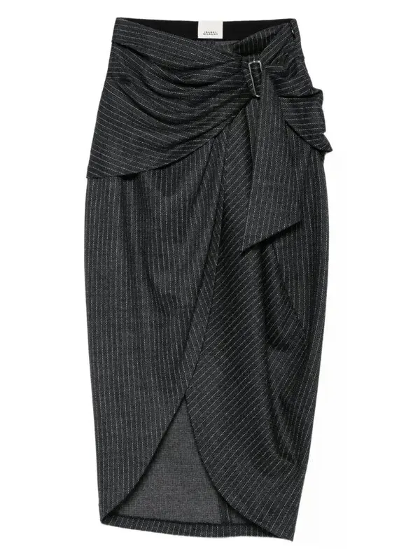 Isabel Marant Reilly Pinstripe Skirt