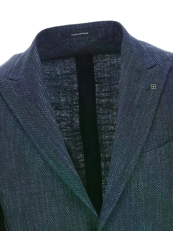 Tagliatore Herringbone-pattern Blazer