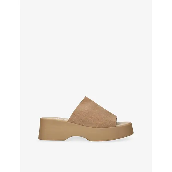 Steve Madden Slinky30 Suede Platform Sandals