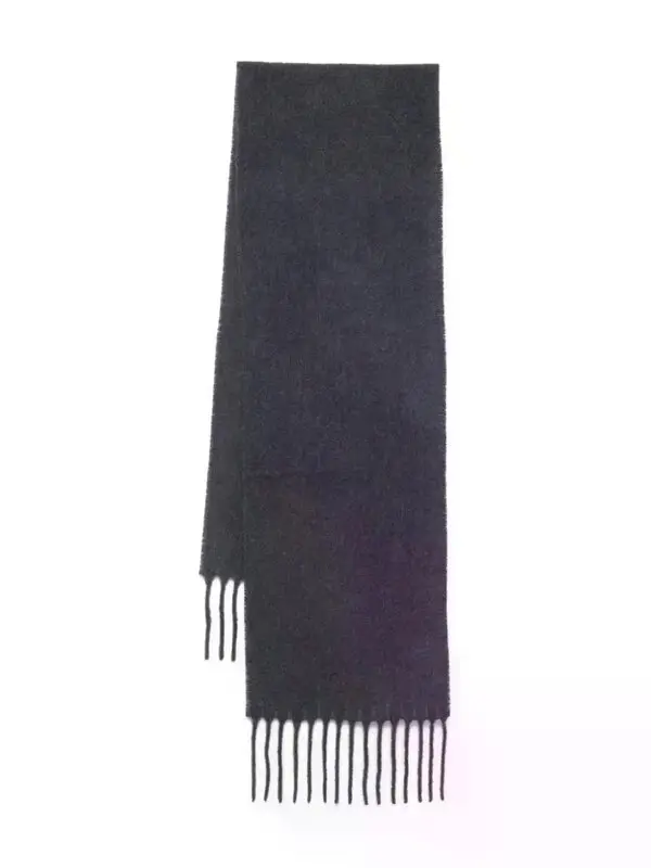 ALYSI Fringed Scarf - Grey