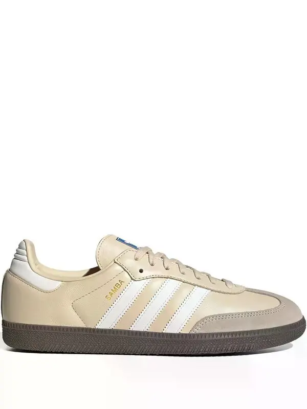 Adidas Samba Og Three-stripe Leather Sneakers