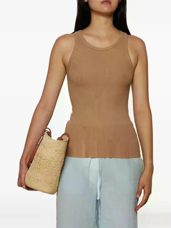 Eterne Ribbed High-neck Tank Top