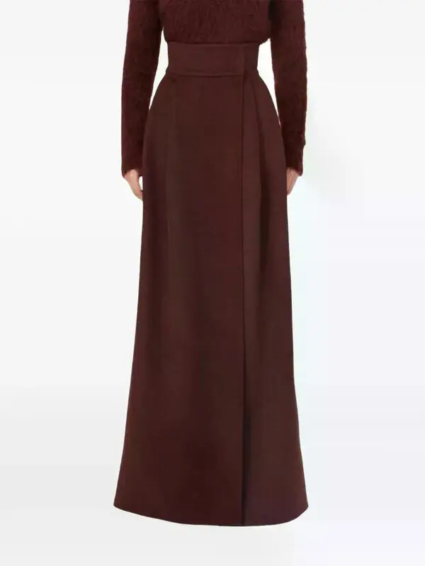 Max Mara Pleated Wrap Skirt