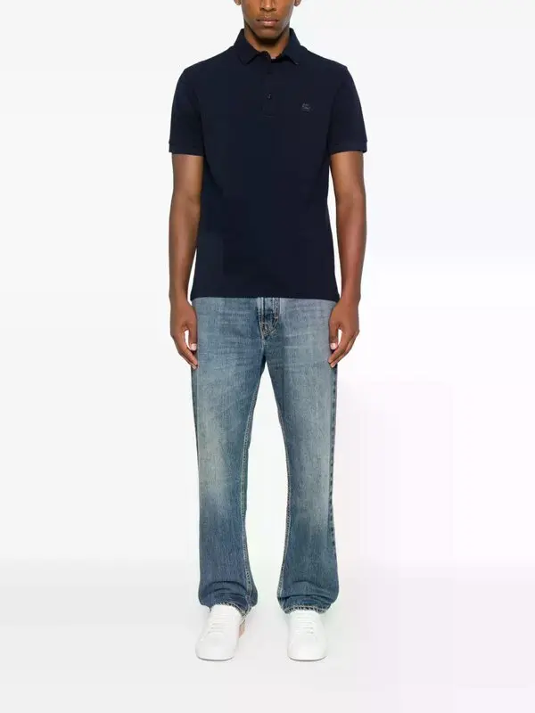 Etro Logo-embroidered Polo Shirt