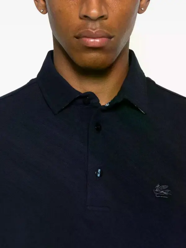 Etro Logo-embroidered Polo Shirt