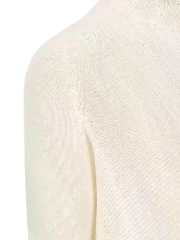 Tagliatore High-collar Ribbed Sweater