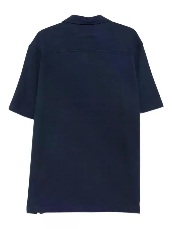 Zegna Short-sleeve Button Polo Shirt
