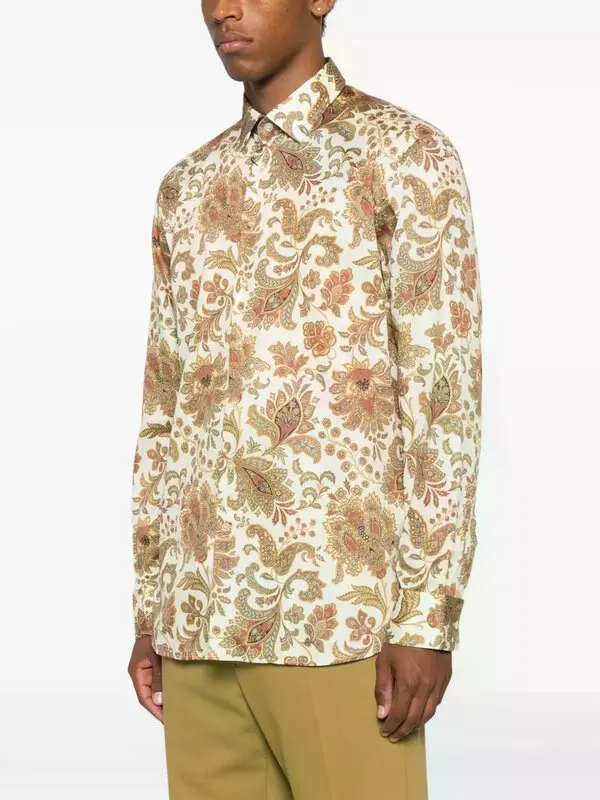 Etro Paisley-print Cotton Shirt