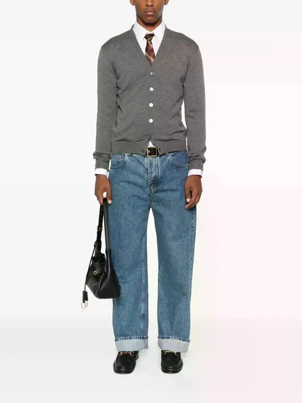 Gucci Button-front V-neck Cardigan