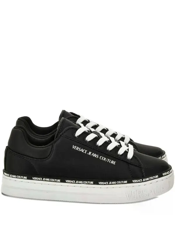 Versace Logo Detail Lace-up Trainers