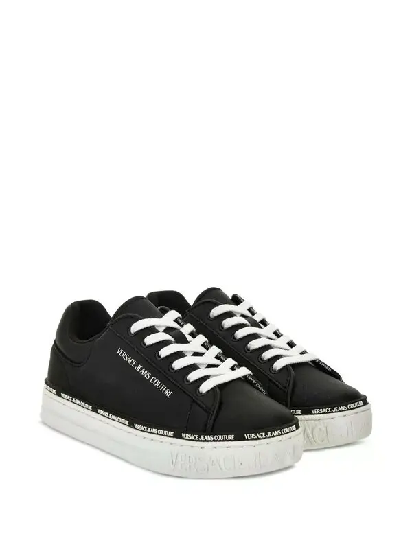 Versace Logo Detail Lace-up Trainers