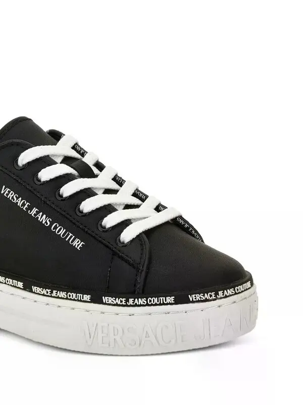 Versace Logo Detail Lace-up Trainers