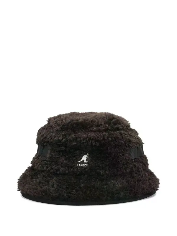 KANGOL Embroidered-logo Fleece Bucket Hat