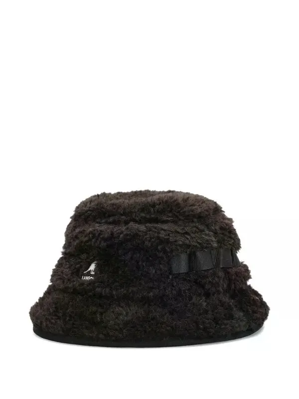 KANGOL Embroidered-logo Fleece Bucket Hat
