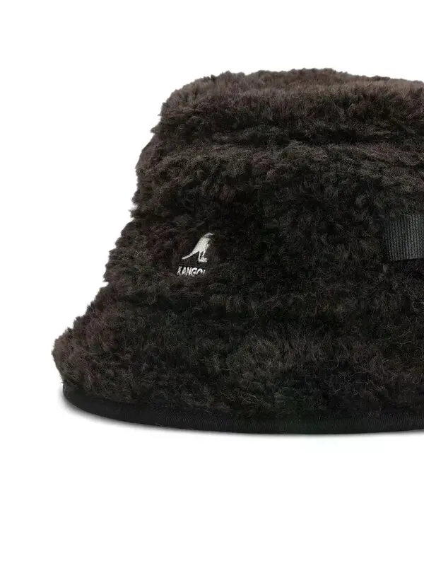 KANGOL Embroidered-logo Fleece Bucket Hat