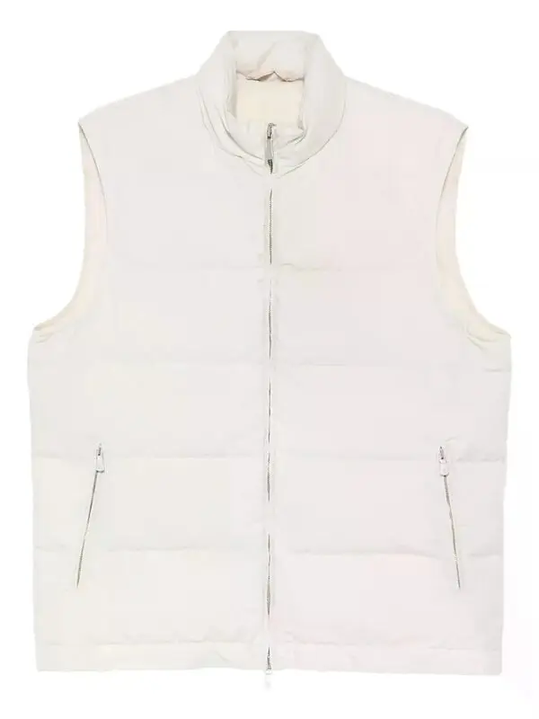 Eleventy Quilted Zip-front Vest