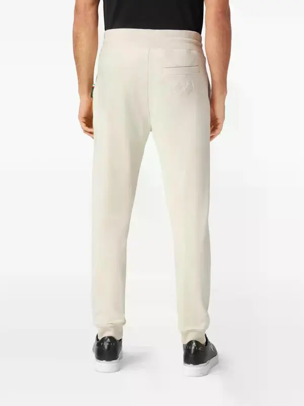 Philipp Plein Logo-patch Track Pants - Neutrals