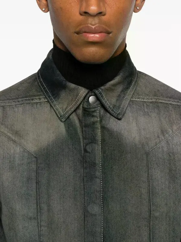 Rick Owens Button-down Denim Shirt