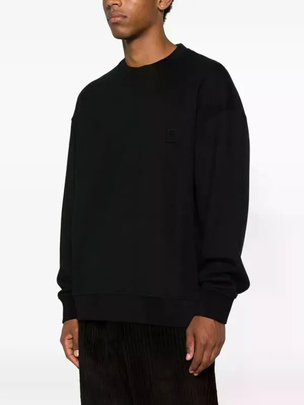 WOOYOUNGMI Long-sleeved Sweater With Logo Patch