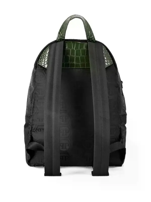 Philipp Plein Hexagon Monogram Backpack