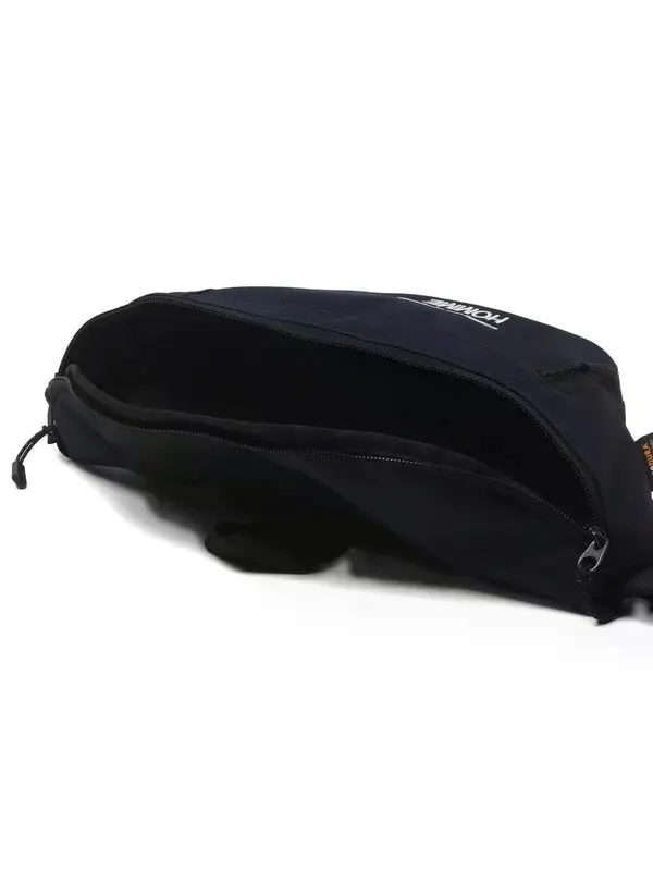 Comme Des Garçons Logo-embroidered Adjustable-strap Messenger Bag