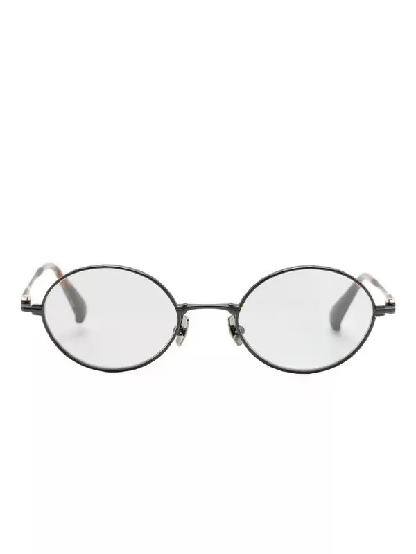 Yohji Yamamoto Round Frame Sunglasses - Silver