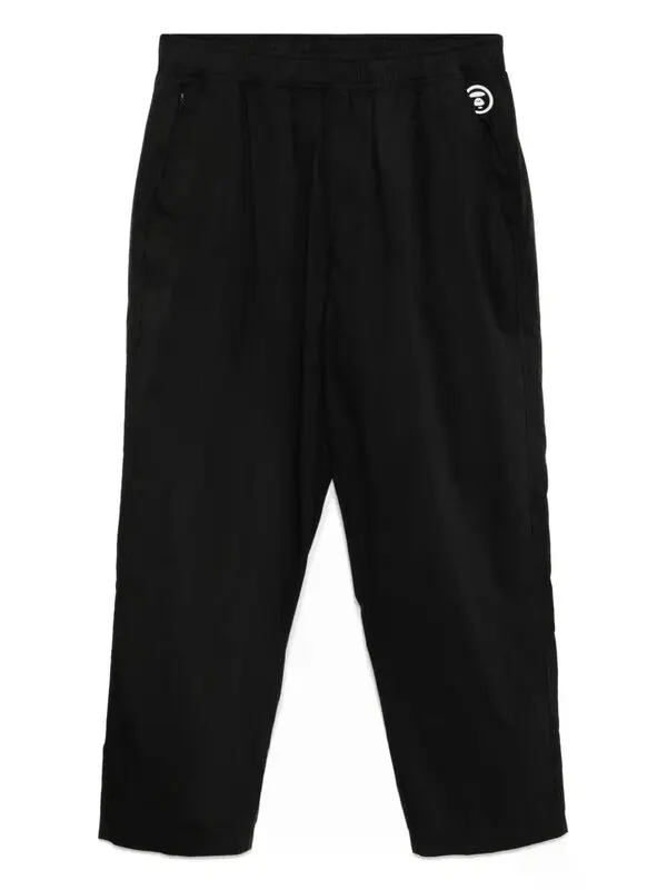 AAPE BY *A BATHING APE Logo-plaque Trousers
